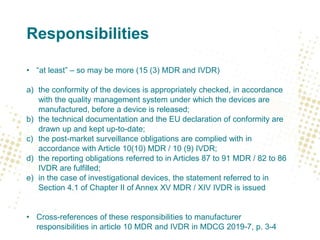 Q1 MDR and IVDR PRRC presentation | PPTX