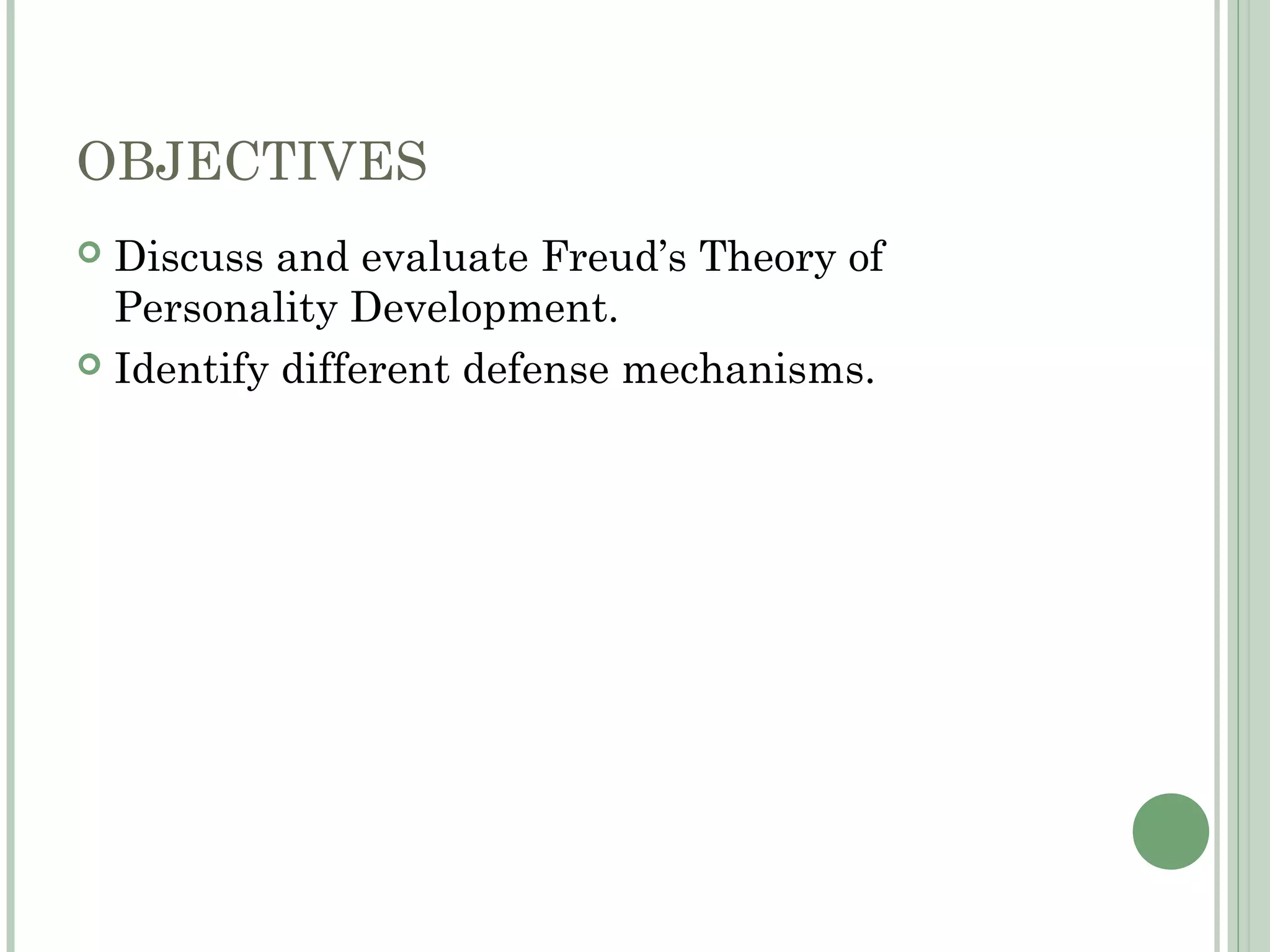 [Behav. sci] freud personality theory by SIMS Lahore | PPT