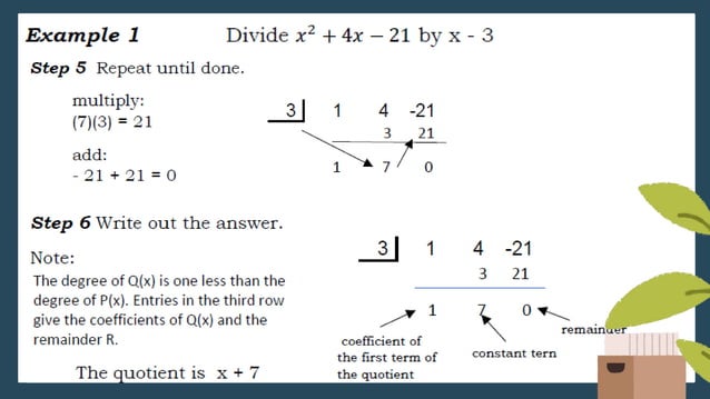 Mathematics 10 Long Division Method for Grade 10 Students | PPTX