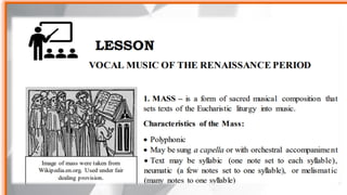 Medieval and Renaissance Music pdf | PPT