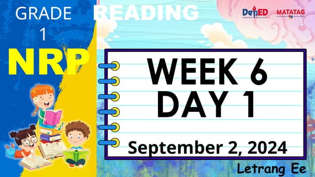 Grade 1 ,q1- NRP-READING-pptx by Rhehana | PPTX