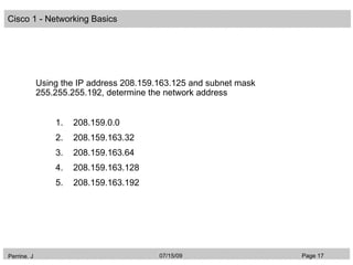Q1 On Ch01 Introduction To Networking | PPT