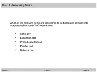Q1 On Ch01 Introduction To Networking | PPT