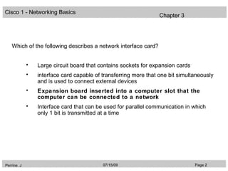 Q1 On Ch01 Introduction To Networking | PPT