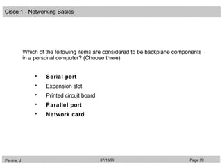 Q1 On Ch01 Introduction To Networking | PPT