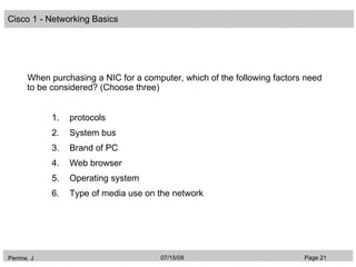 Q1 On Ch01 Introduction To Networking | PPT