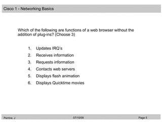 Q1 On Ch01 Introduction To Networking | PPT