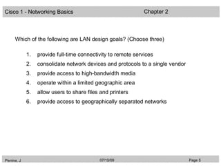 Q1 On Ch02 Networking Fundamentals | PPT