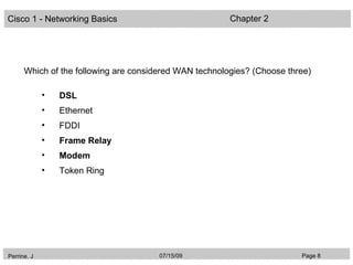 Q1 On Ch02 Networking Fundamentals | PPT