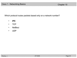 Q1 On Ch10 Routing Fundamentals And Subnets | PPT