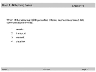 Q1 On Ch10 Routing Fundamentals And Subnets | PPT