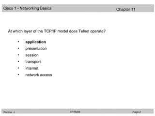 Q1 On Ch11 Tcpip And Application Layer | PPT
