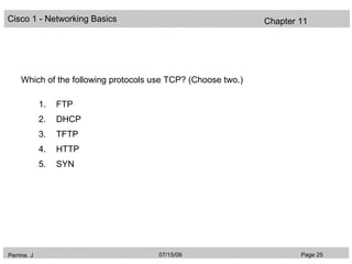 Q1 On Ch11 Tcpip And Application Layer | PPT