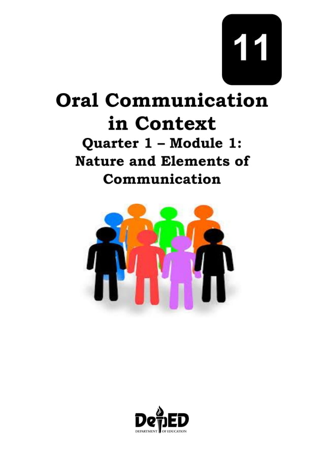 Q1 Oral Communication 11_Module 1.pdf | Educational Assessment | Education