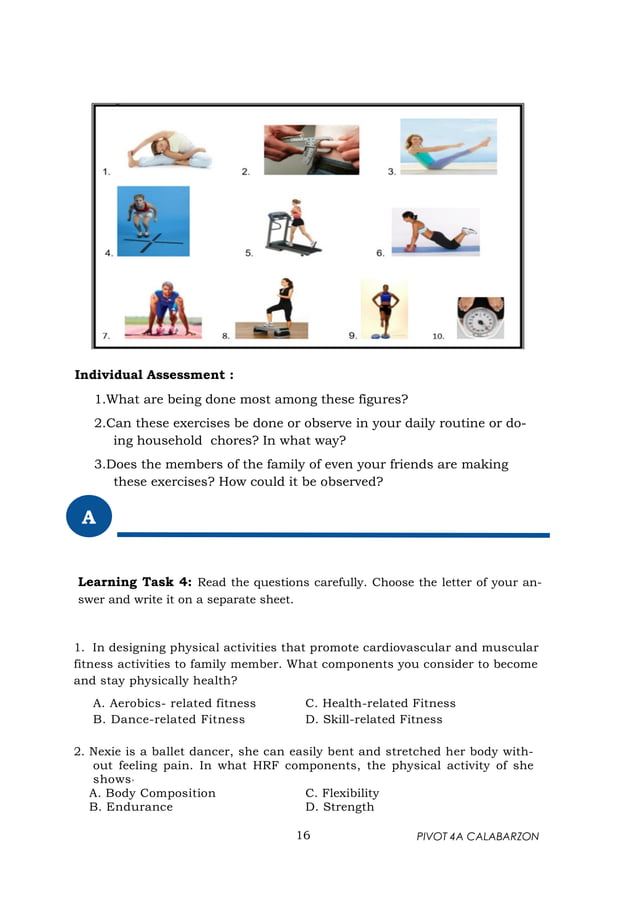 MAPEH 8 QUARTER 1 PHYSICAL EDUCATION AND HEALTH | PDF