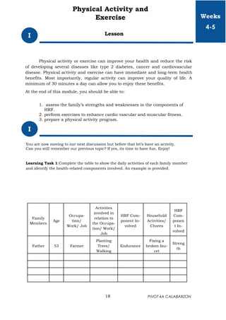 MAPEH 8 QUARTER 1 PHYSICAL EDUCATION AND HEALTH | PDF