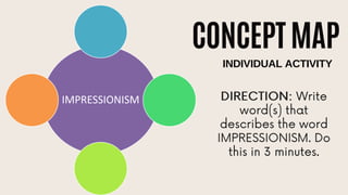 Q1 PPT_ARTS10_Wk1 (Impressionism _ Characteristics)_1.pptx