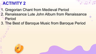 famous composer of renaissance, baroque, medieval period | PPTX