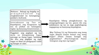 Araling PAnlipunan 5 in Quarter 1 Week 1 Grade 5 powerpoint ...
