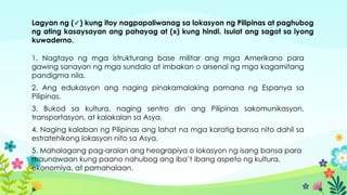 Araling PAnlipunan 5 in Quarter 1 Week 1 Grade 5 powerpoint ...