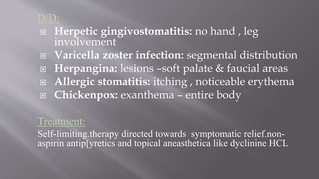viral lesions of the oral cavity