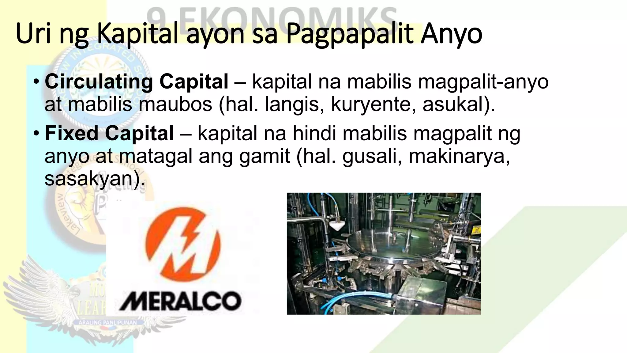 salik ng produksyon | PPTX