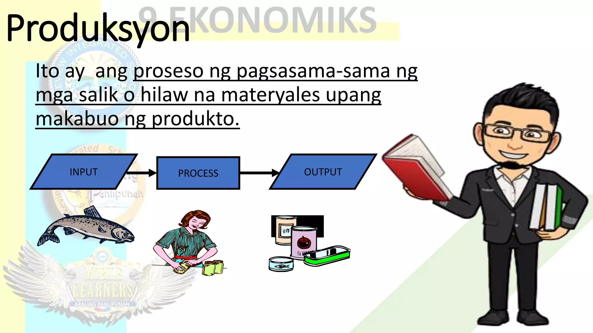 salik ng produksyon | PPTX