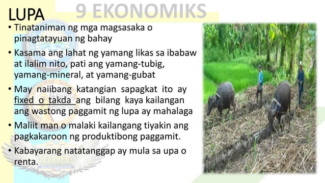 salik ng produksyon | PPTX