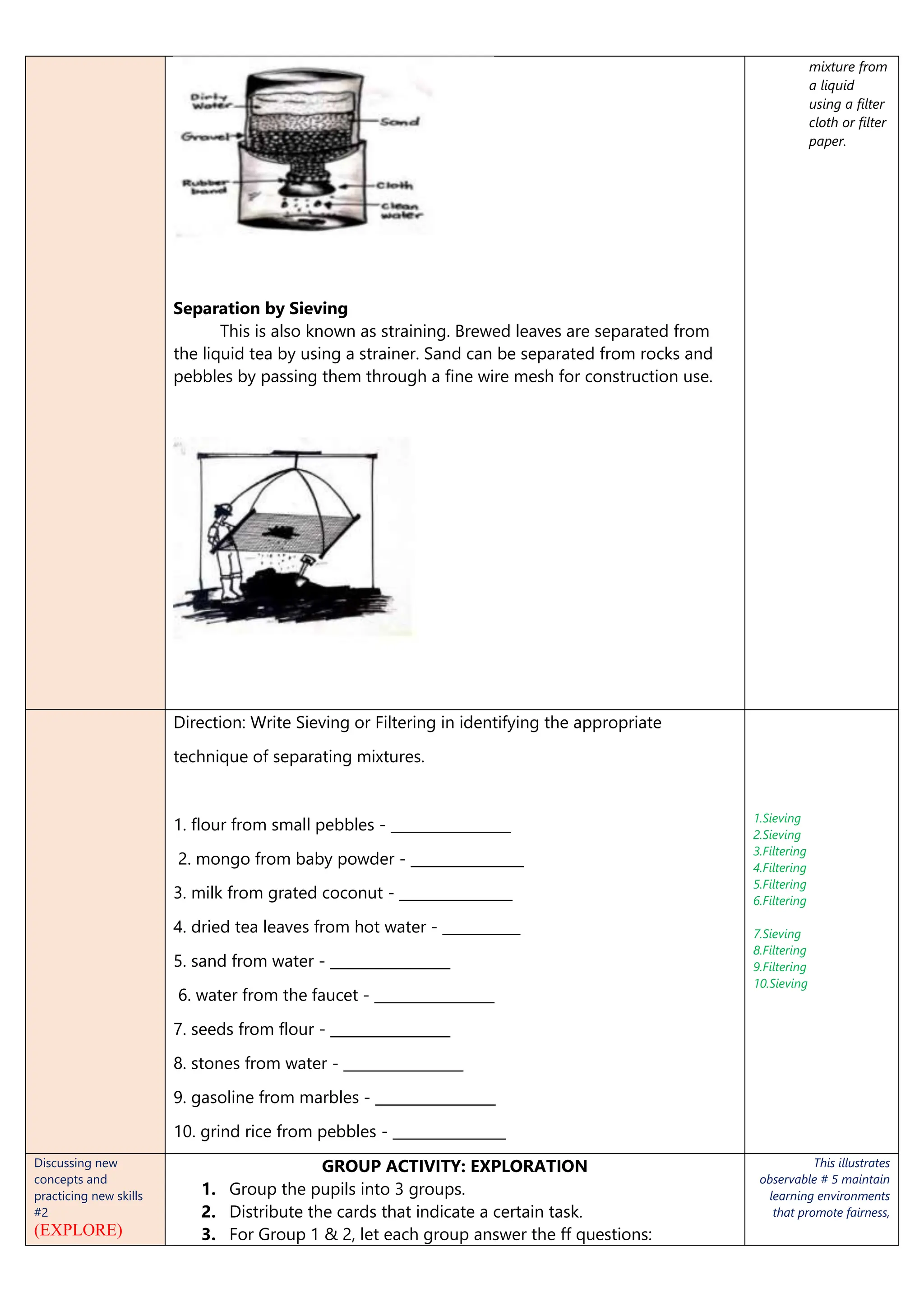 q1 science 6 Separating Mixtures detailed.docx