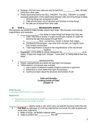 All Cells Fill In Notes. | DOC