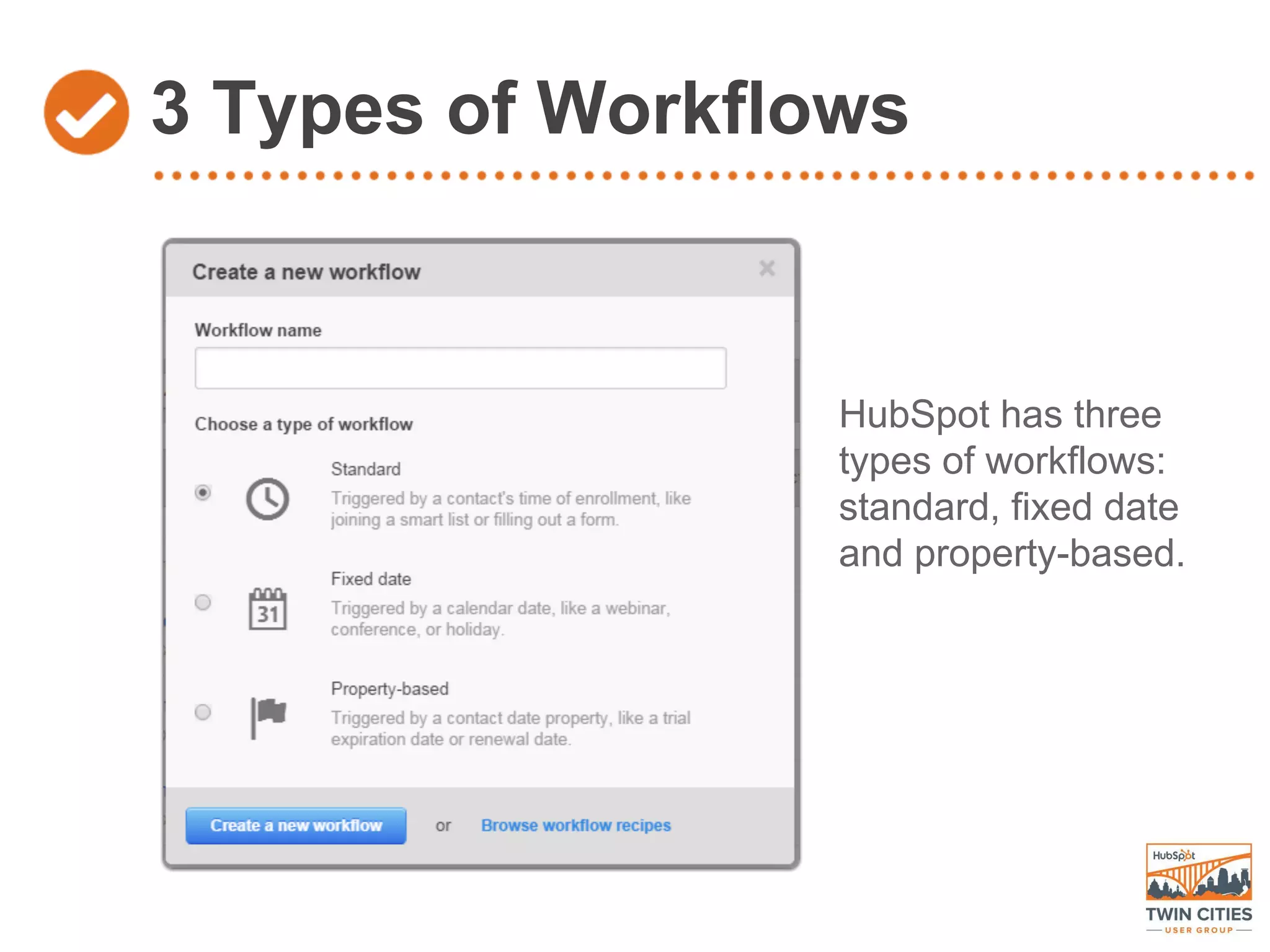 TC HUG: HubSpot Workflows & Recipe Exchange | PDF
