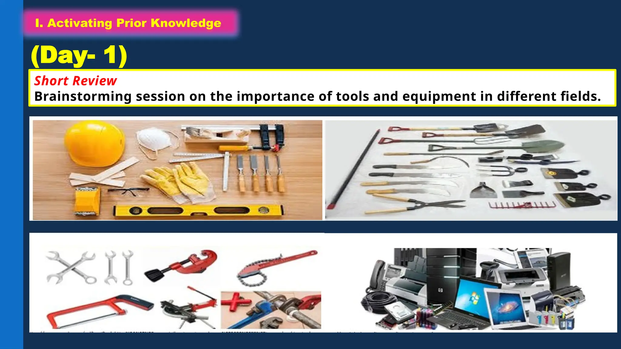 Q1_TLE 8_Week 1- Day 1 tools and equipment | PPTX