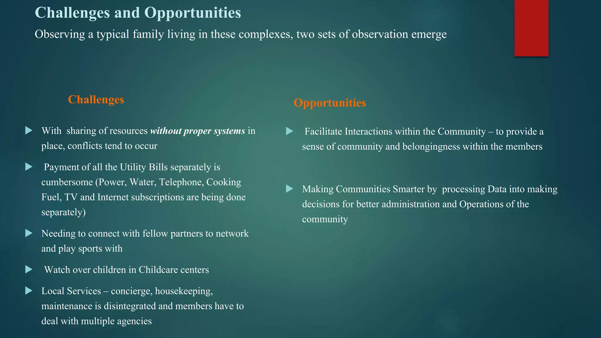 The idea presentation - gated community | PPTX