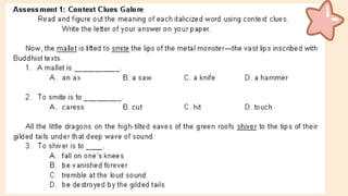 power point presentation of context clues | PPT