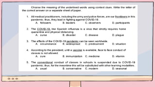 power point presentation of context clues | PPT