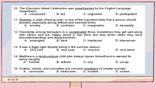 power point presentation of context clues | PPT