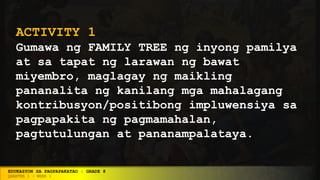 EDUKASYON SA PAGPAPAKATAO 8 Q1 WEEK1 PPT | PPTX