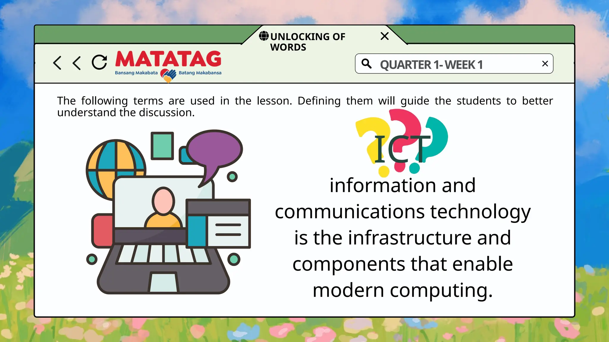 Q1W1D1 Exploring Tools and Equipment in ICT.pptx