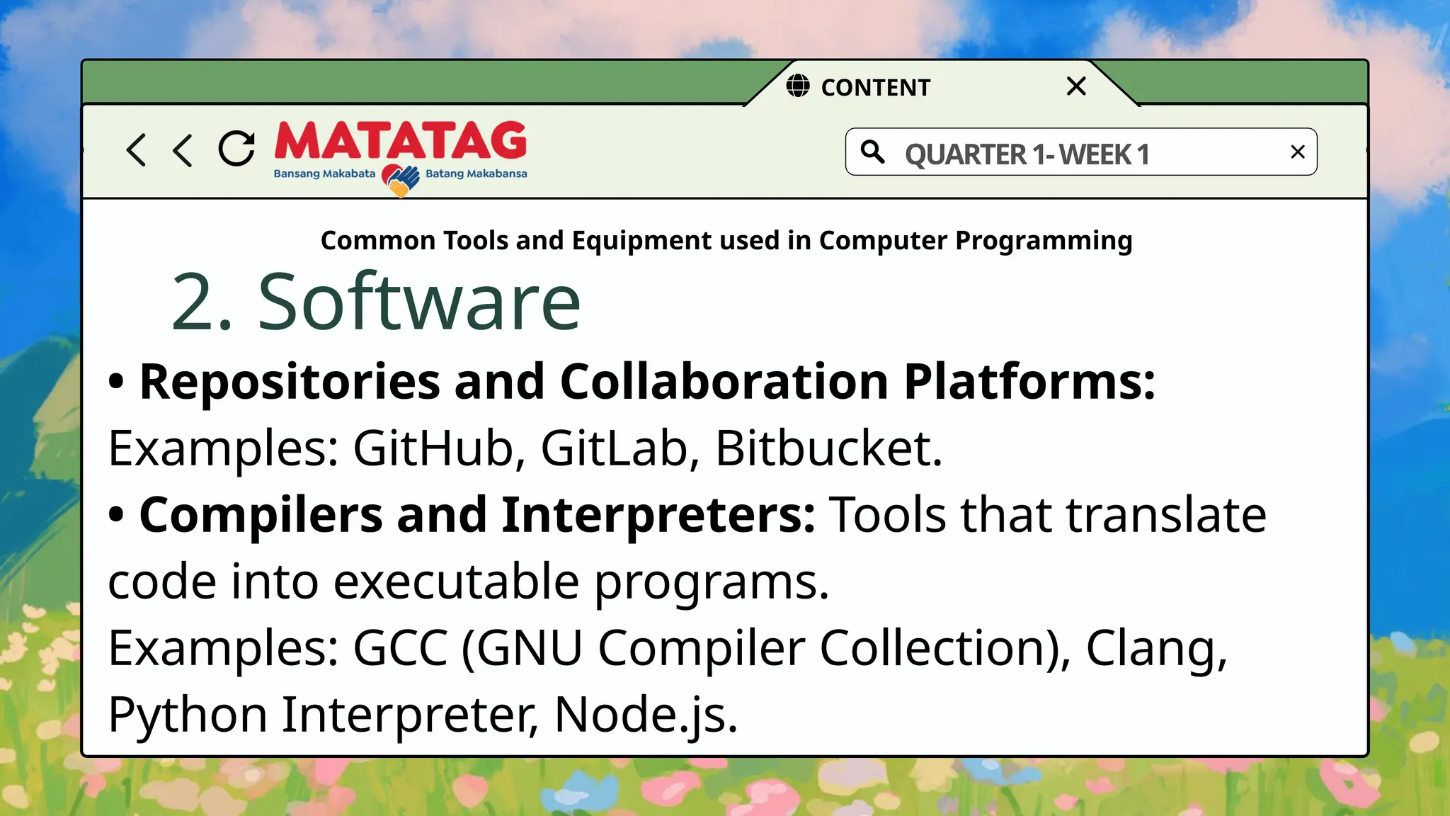 Q1W1D1 Exploring Tools and Equipment in ICT.pptx