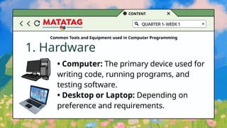 Q1W1D1 Exploring Tools and Equipment in ICT.pptx