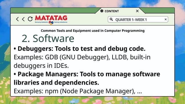 Q1W1D1 Exploring Tools and Equipment in ICT.pptx