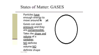 GRADE 6 SCIENCE PHASES OF MATTER or STATE OF MATTER | PPTX