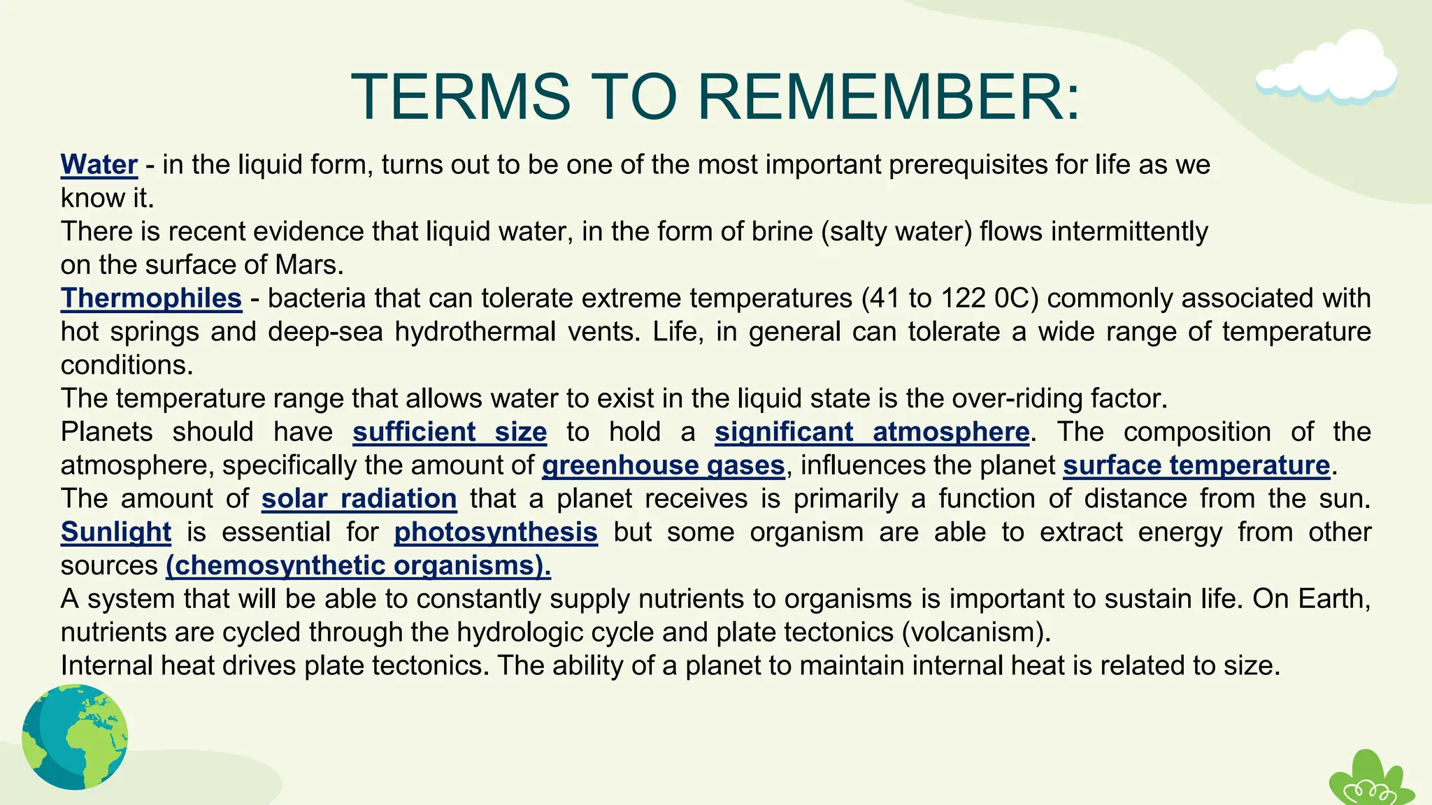 LESSON 1: UNIQUENESS OF THE EARTH (EARTH & LIFE SCIENCE) | PPTX