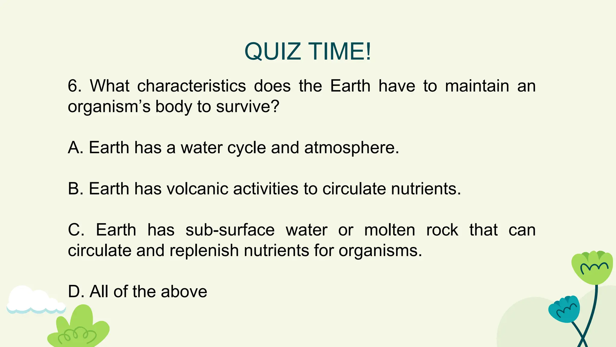 LESSON 1: UNIQUENESS OF THE EARTH (EARTH & LIFE SCIENCE) | PPTX