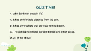 LESSON 1: UNIQUENESS OF THE EARTH (EARTH & LIFE SCIENCE) | PPTX