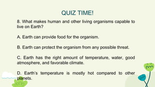 LESSON 1: UNIQUENESS OF THE EARTH (EARTH & LIFE SCIENCE) | PPTX