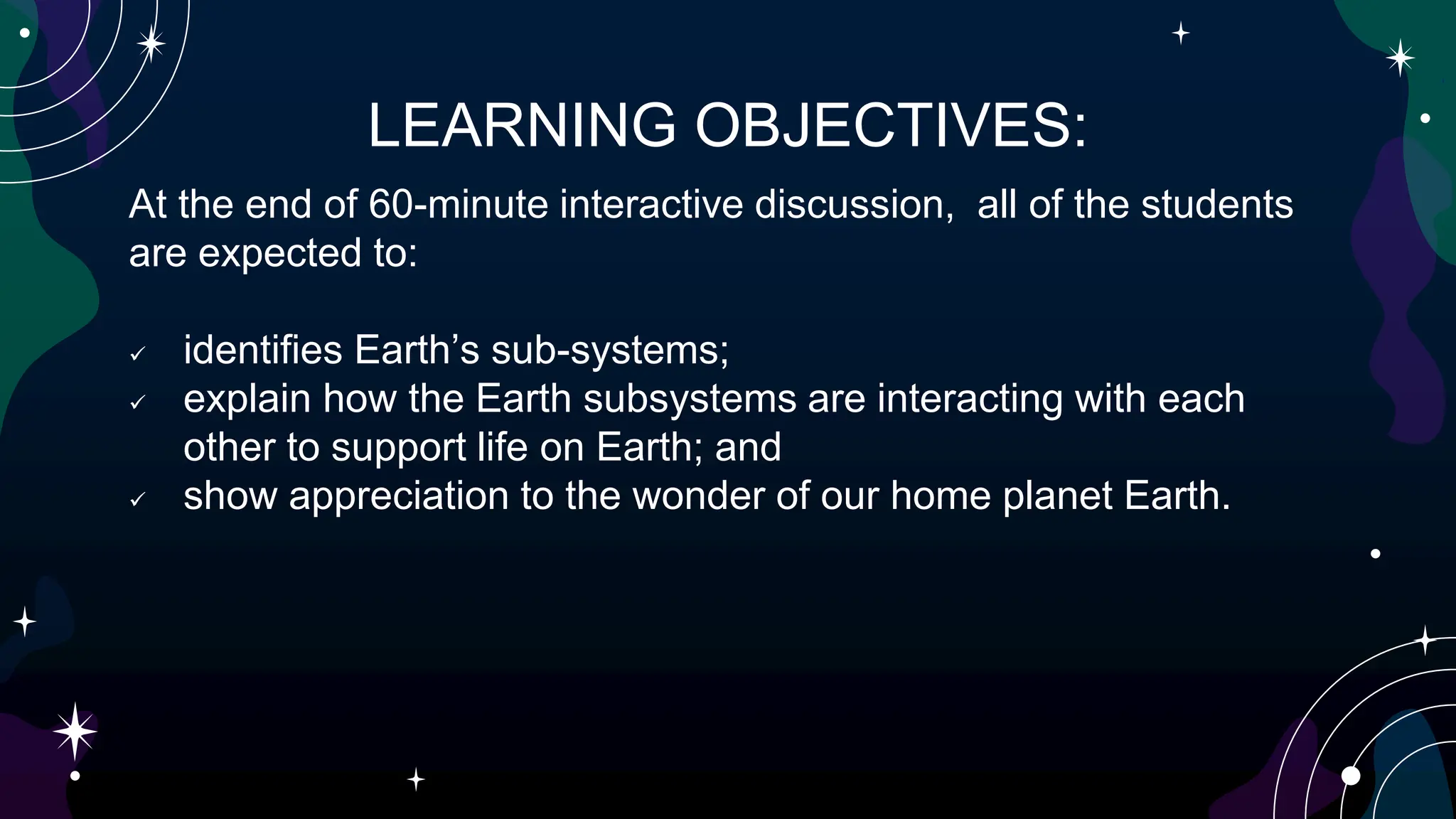 LESSON 2: EARTH & EARTH SYSTEMS (EARTH & LIFE SCIENCE) | PPTX ...