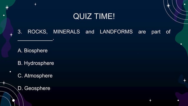 LESSON 2: EARTH & EARTH SYSTEMS (EARTH & LIFE SCIENCE) | PPTX ...