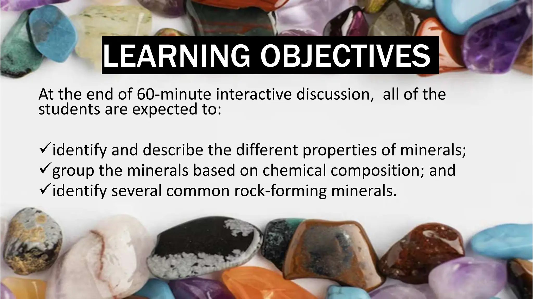 LESSON 3: MINERALS (EARTH AND LIFE SCIENCE) | PPTX
