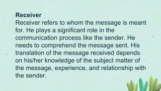 Q1 W1 Oral Comm NATURE, FUNCTION and PROCESS of COMMUNICATION.pptx